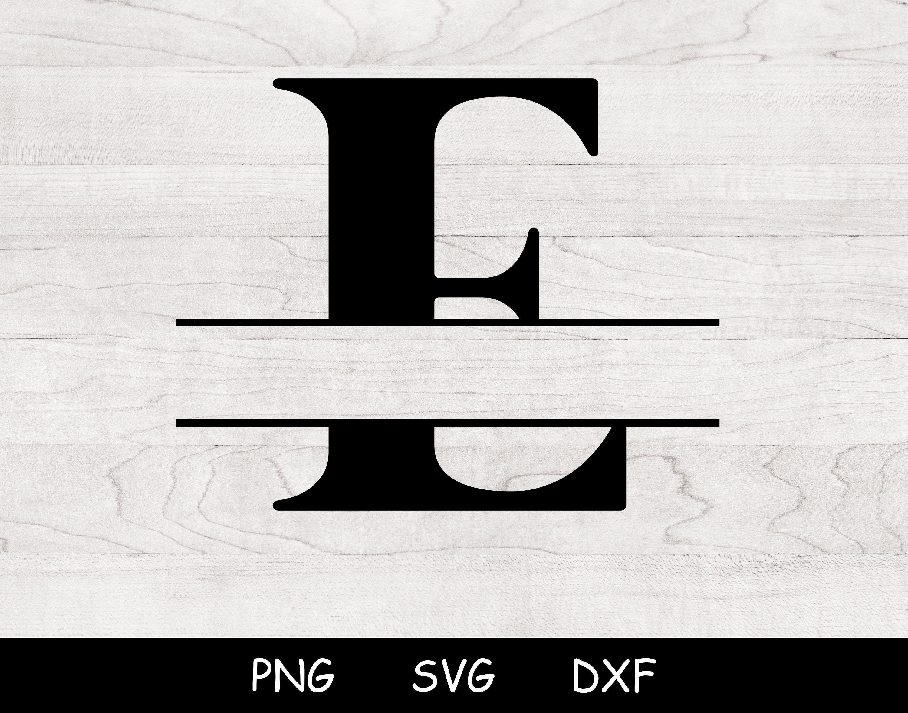 Split E Svg,split Alphabet Svg,initial Monogram Svg,family Name Svg ...