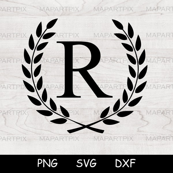 R Svg - Etsy