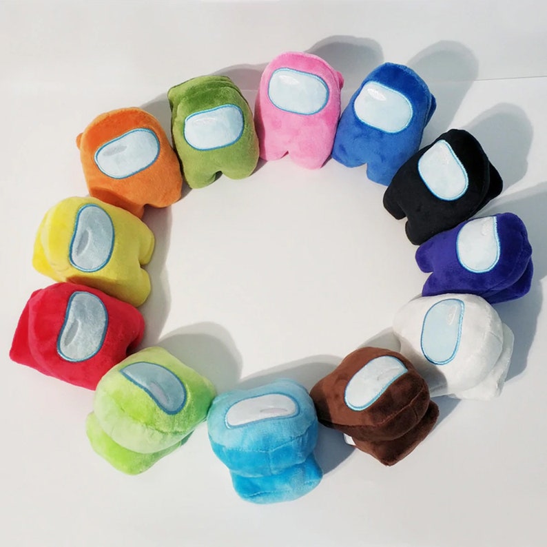 Among Us Crewmate Plushie Soft Squeaky Toy Great Christmas | Etsy