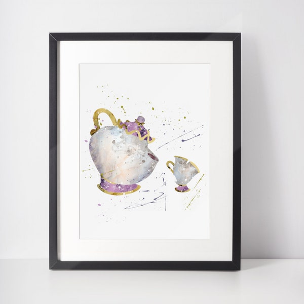 Mrs Potts Print - Etsy