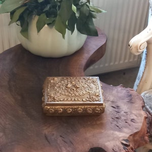 Polyresin Jewelry Box, Bronze Color Box, Bride Box, Antique Style Box ...