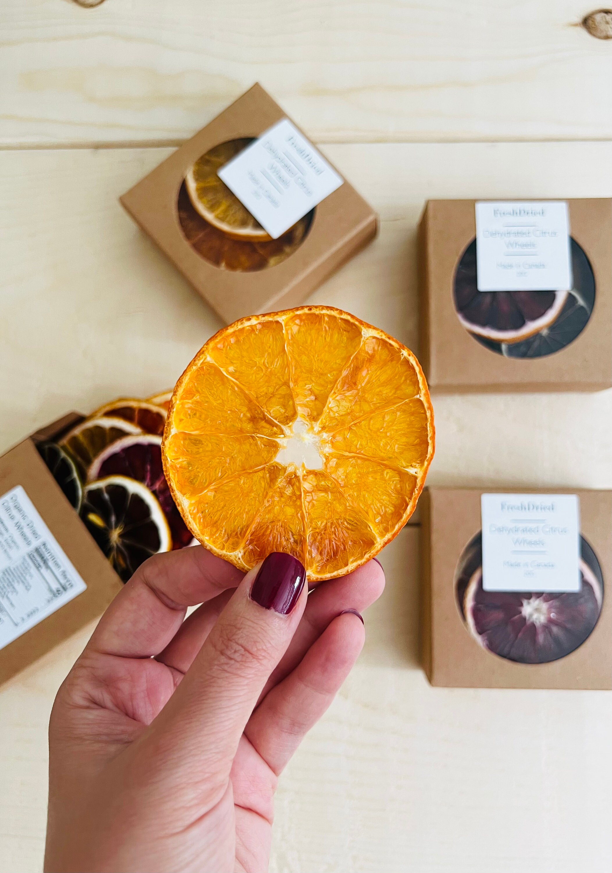 Dried Citrus Wheels in Small Boxes - Etsy