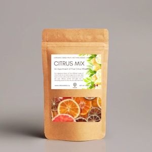 Citrus Mix, 5 Citrus Blend, 40 Slices per 100g - Etsy