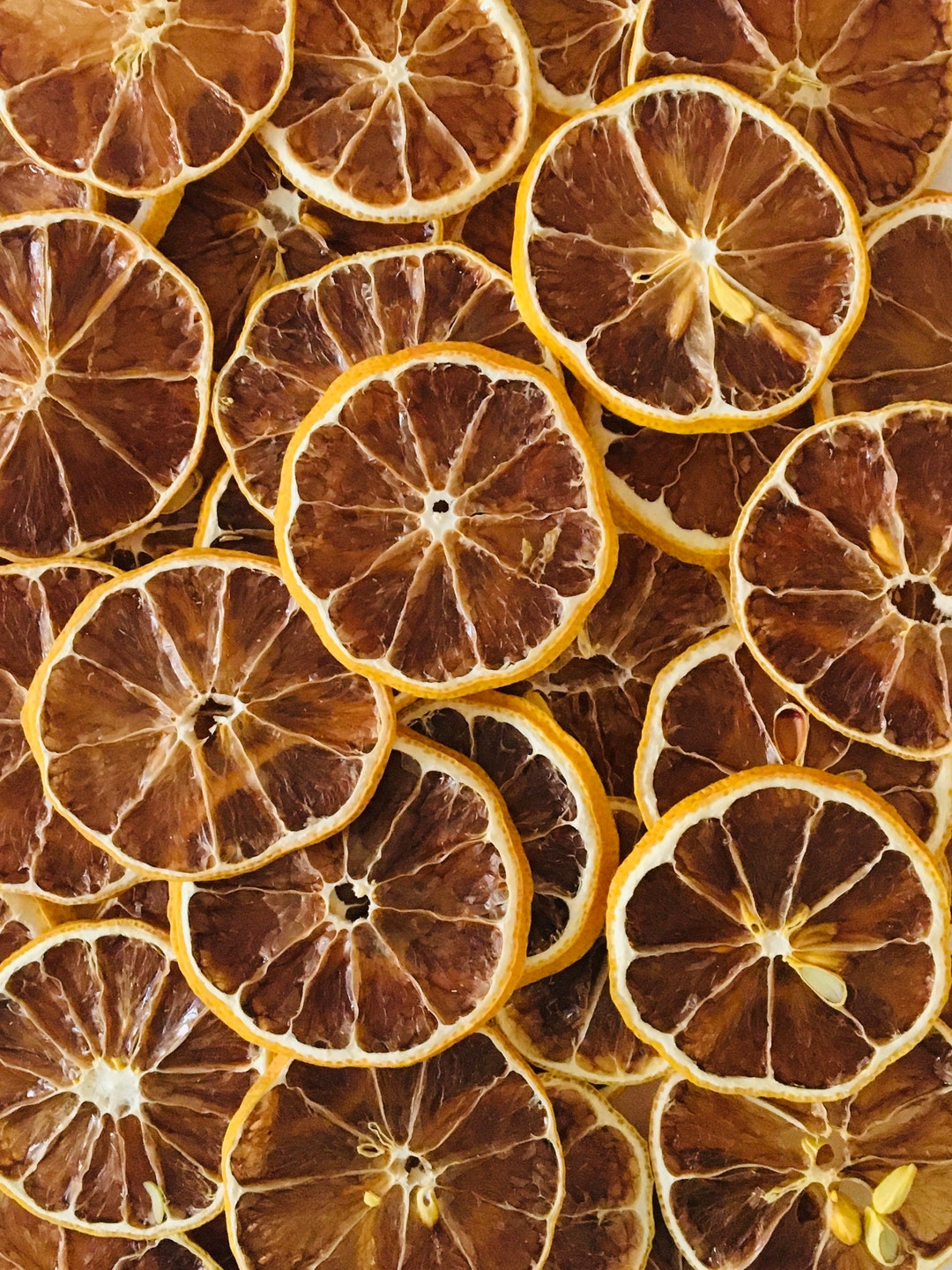 Organic Dried Lemon Wheels, 50 Slices per 100g - Etsy