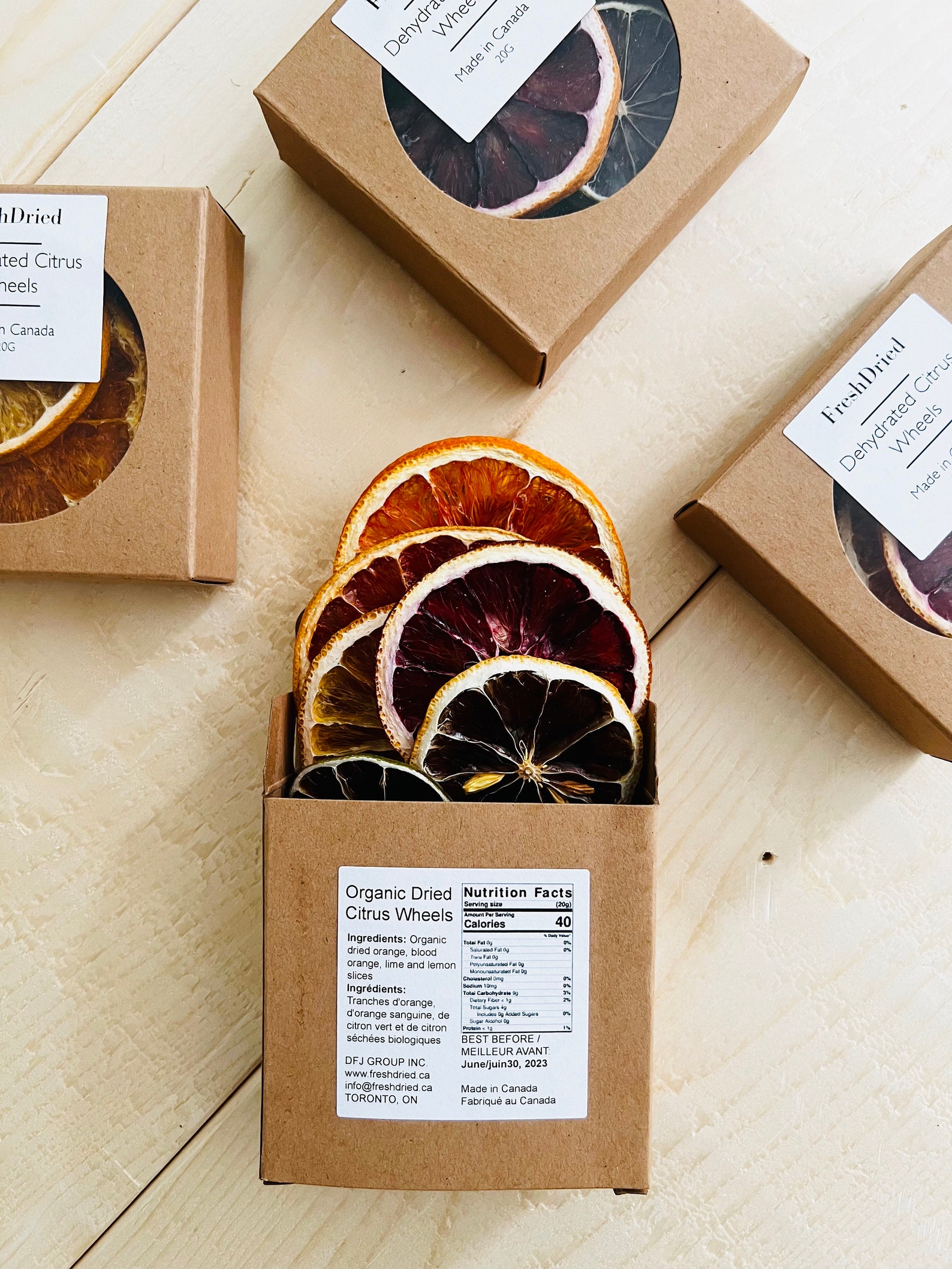 Dried Citrus Wheels in Small Boxes - Etsy