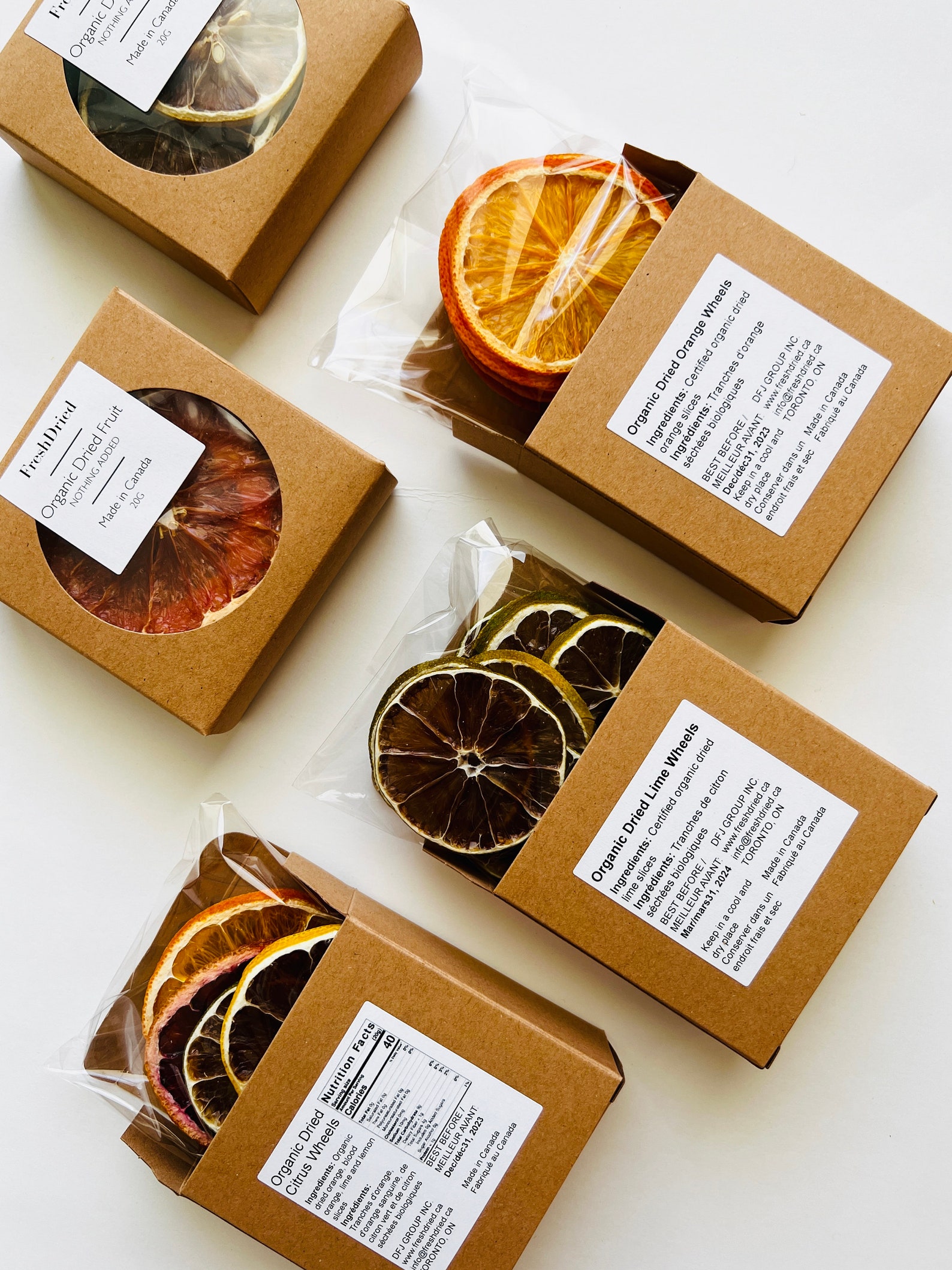 Dried Citrus Wheels in Small Boxes - Etsy