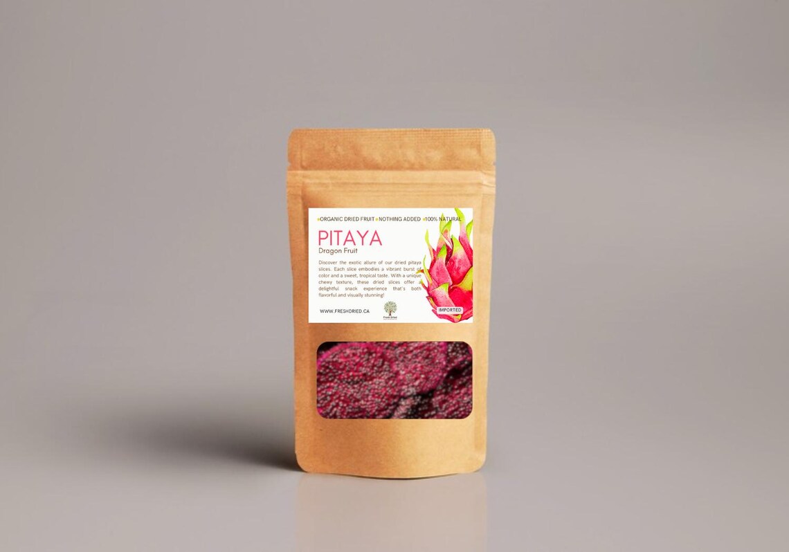 Dried Pitaya / Dragon Fruit Slices - Etsy