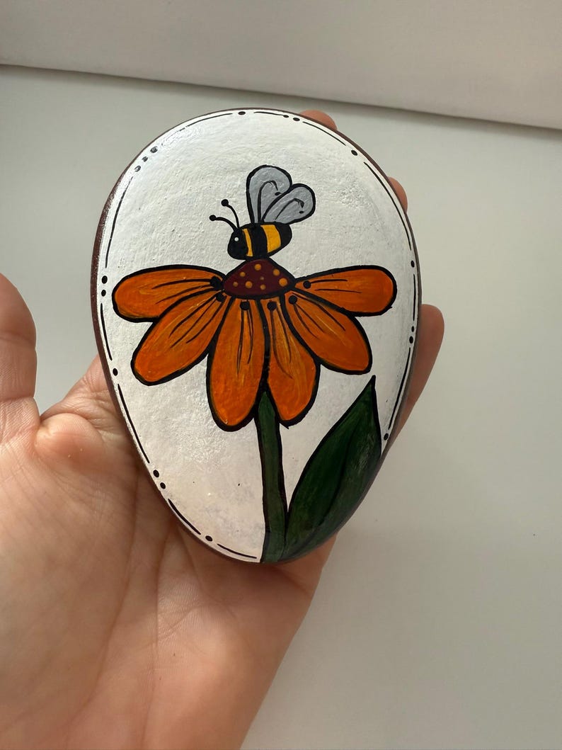 Lake Superior Hand Painted Rock - Etsy