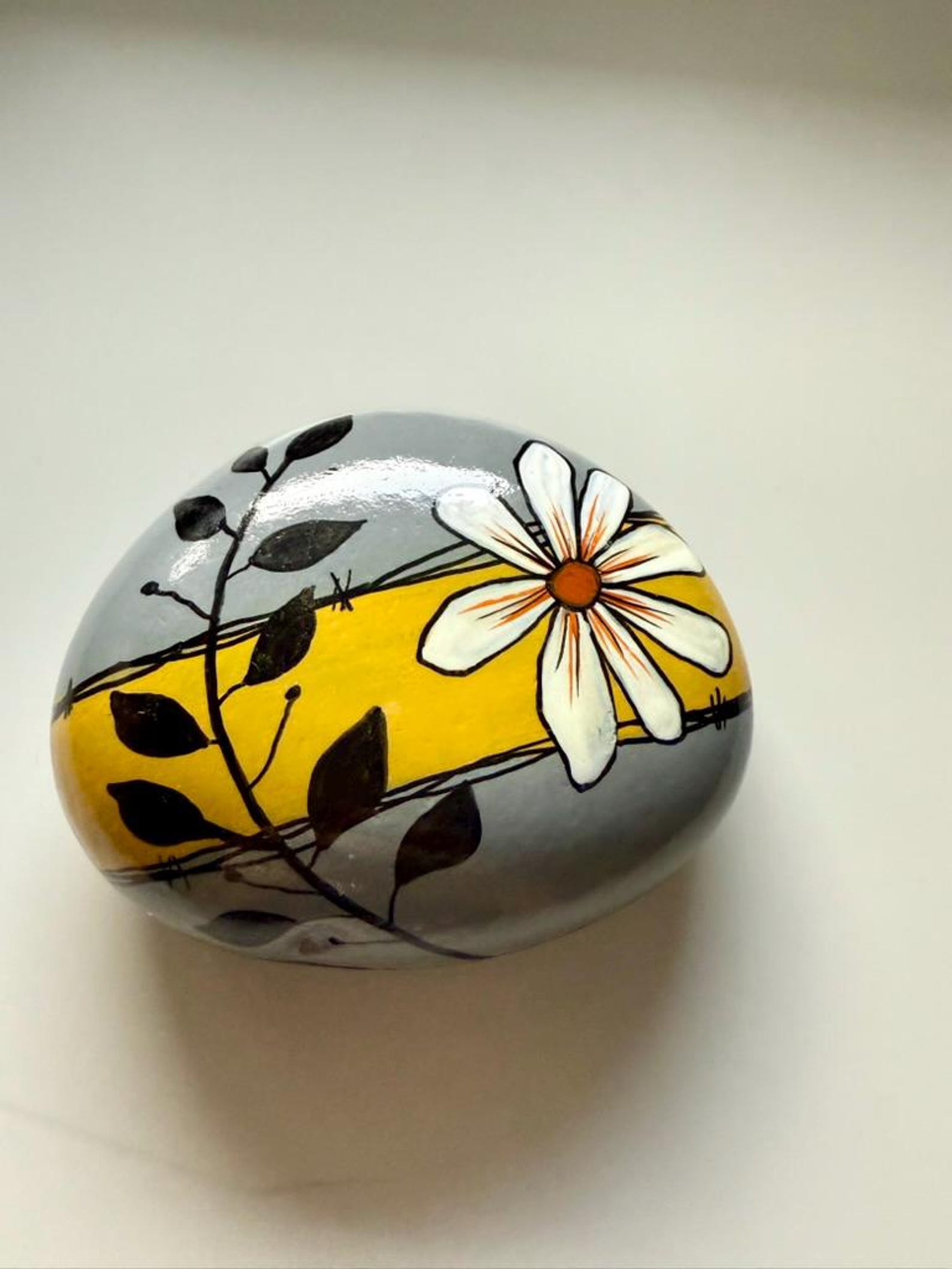 Lake Superior Hand Painted Rock - Etsy