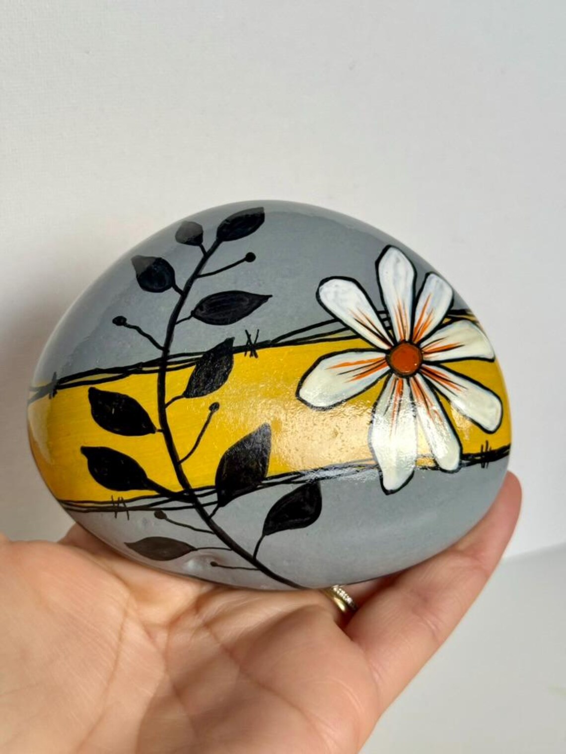 Lake Superior Hand Painted Rock - Etsy
