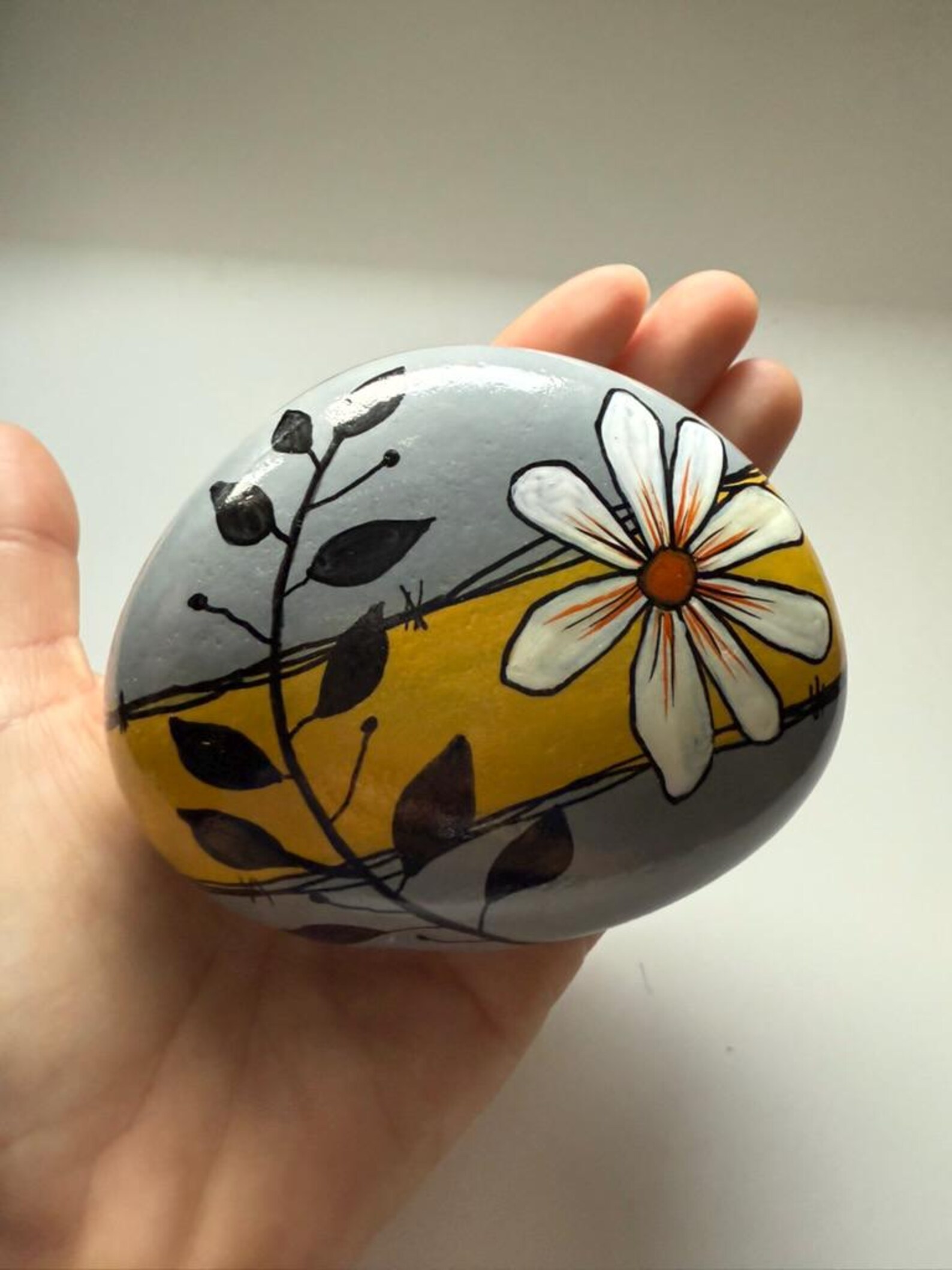 Lake Superior Hand Painted Rock - Etsy