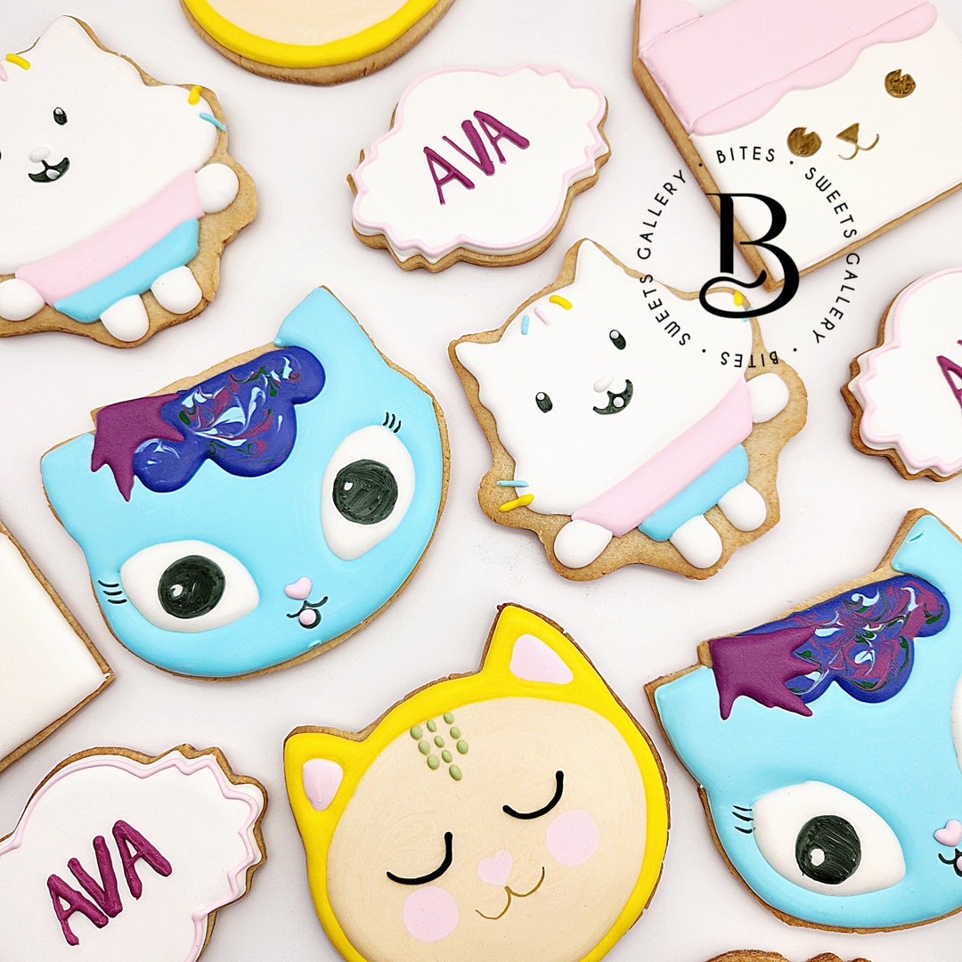 Gabby's Dollhouse Themed Sugar Cookies Decorated Sugar - Etsy