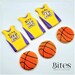 Basketball Cookies 1 Dozen Lakers Cookie's - Etsy