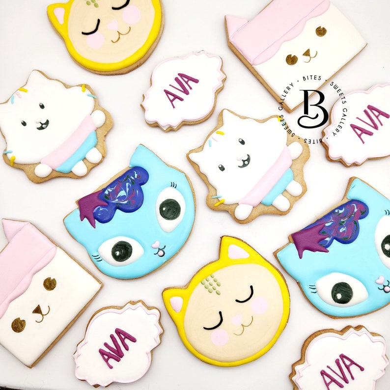 Gabby's Dollhouse Themed Sugar Cookies Decorated Sugar - Etsy