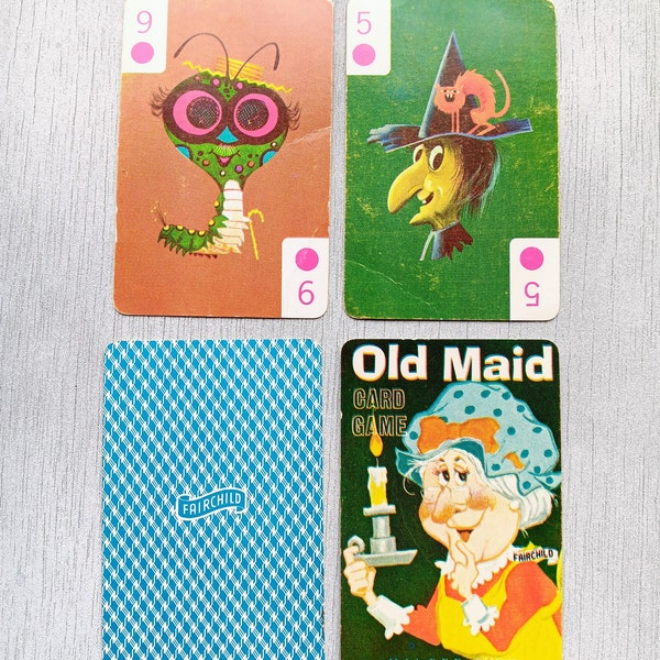Old Maid Game - Etsy