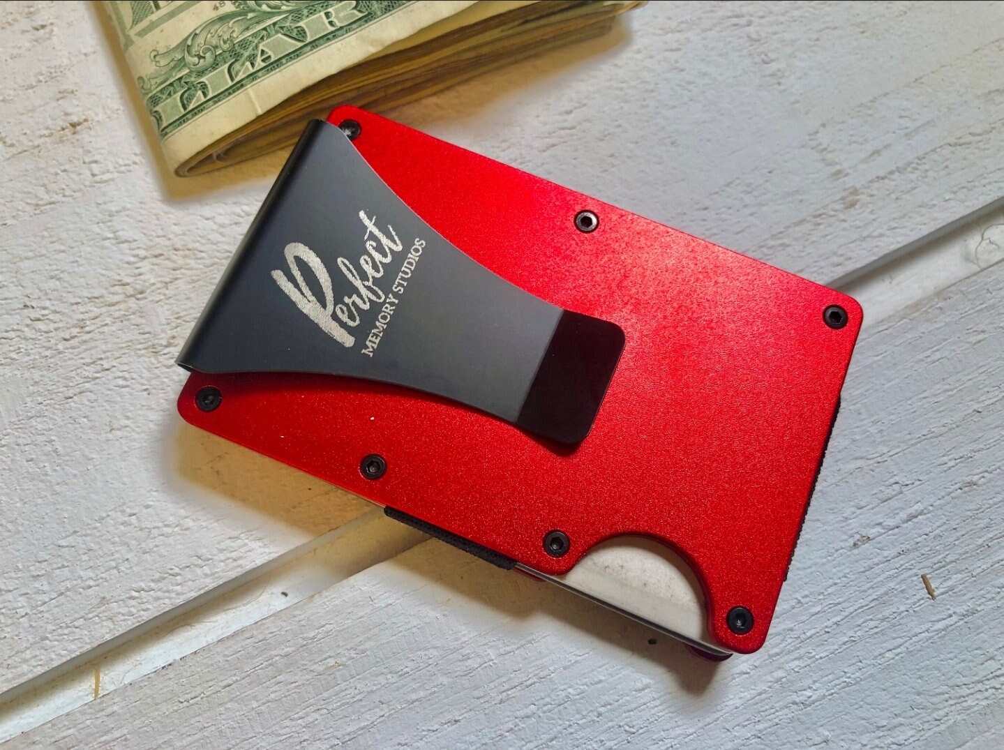 Personalized Metal Minimalist Wallet, Gift for Men, Engraved Wallet ...