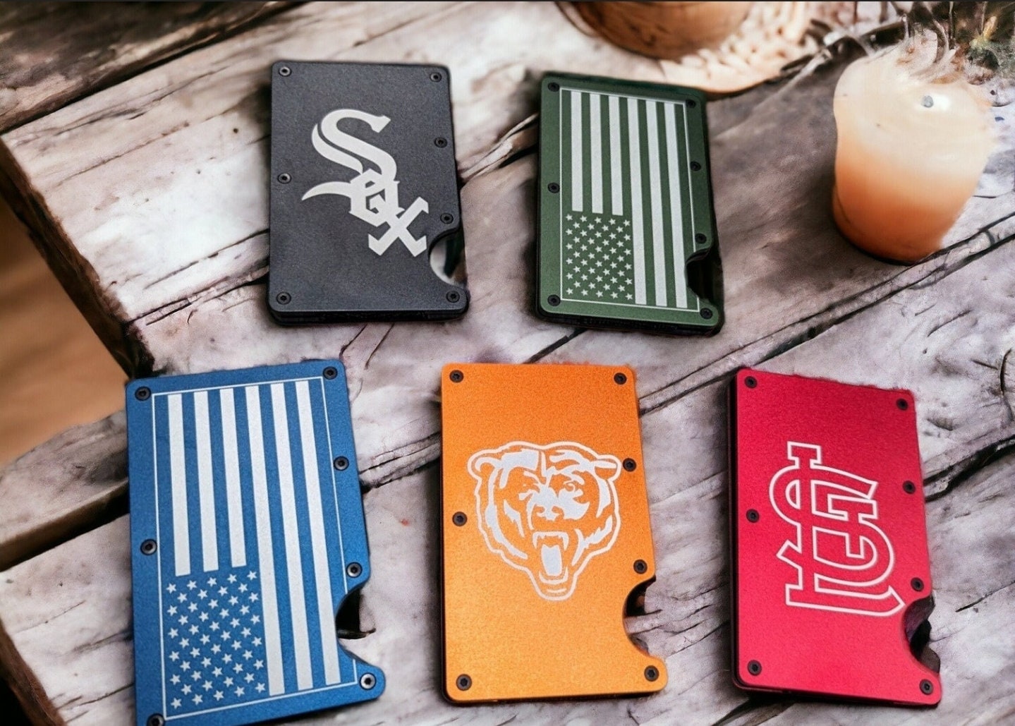 Personalized Metal Minimalist Wallet, Gift for Men, Engraved Wallet ...