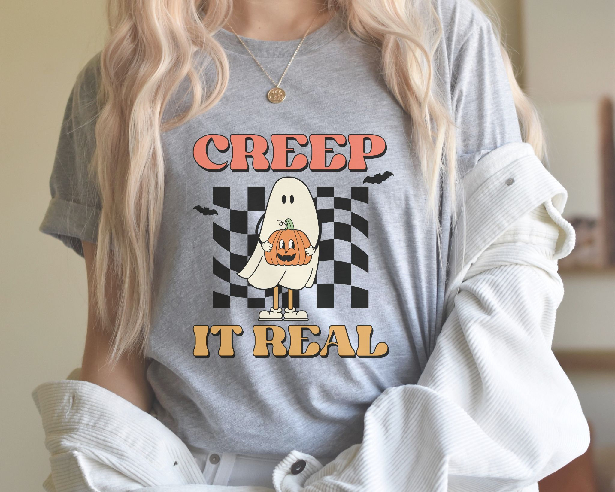 Retro Creep It Real Shirt, Retro Halloween shirt, Creep it Real Shirt ...