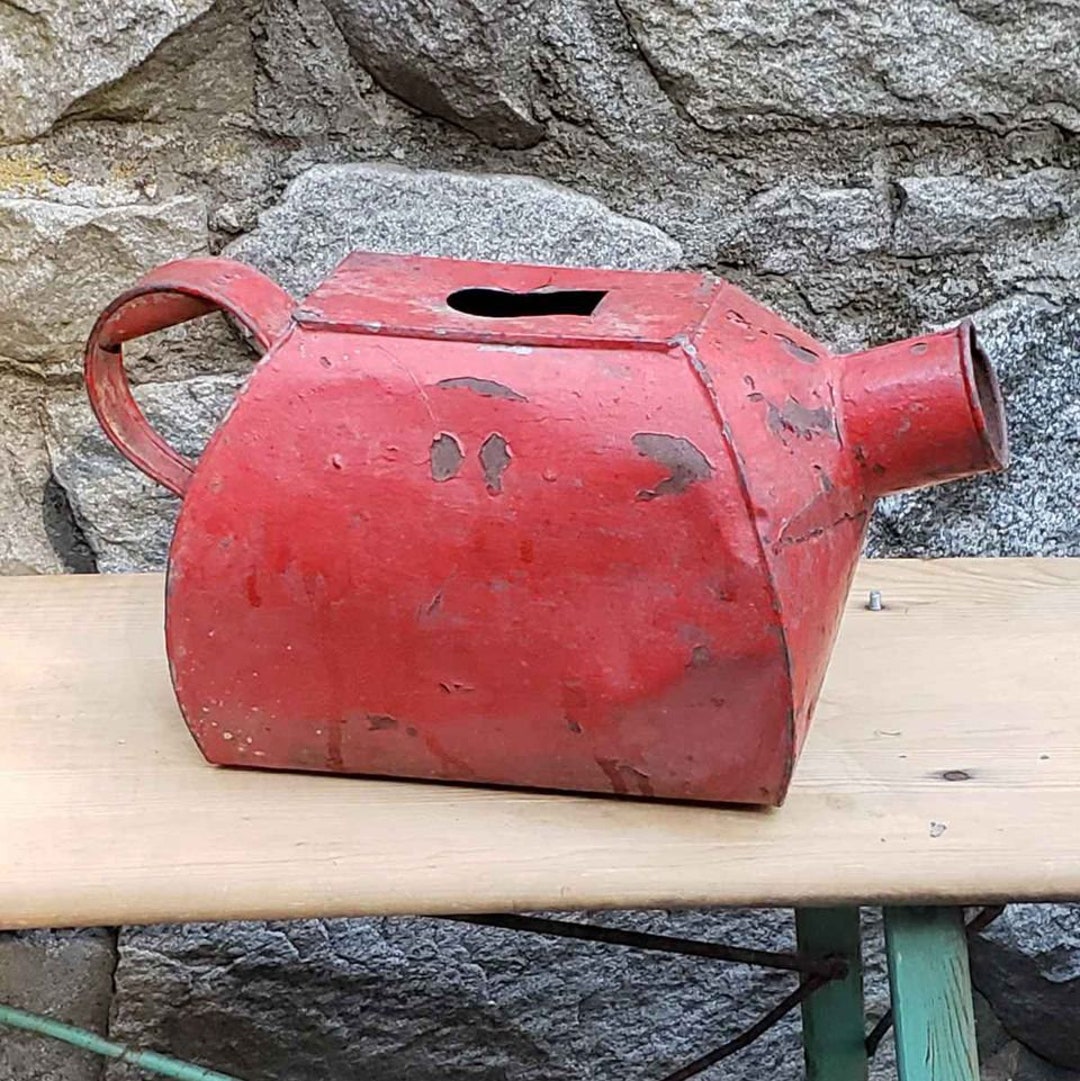Large Primitive Antique Industrial Coffee Grinder Bin Tin • Vintage ...