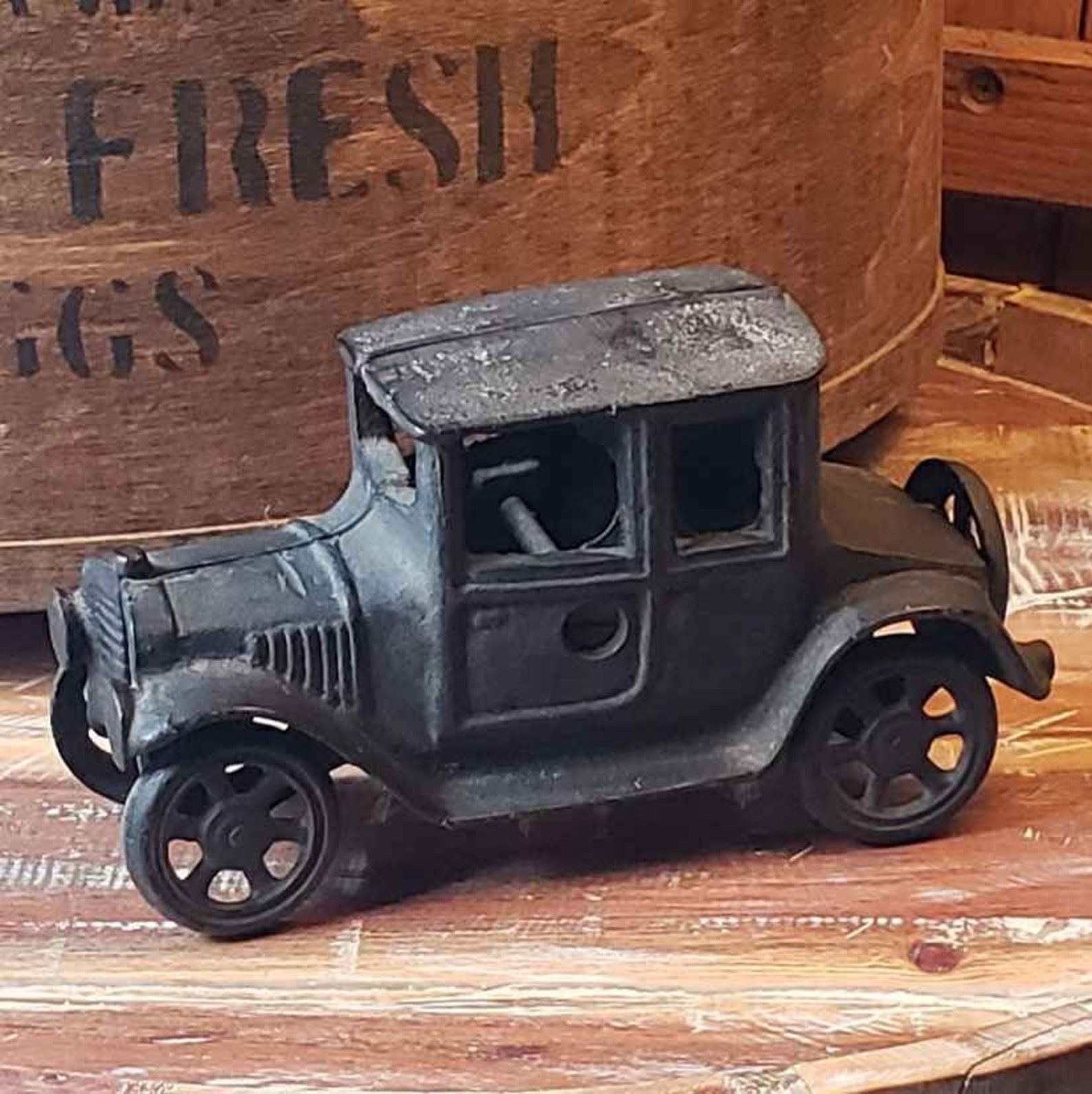Vintage Cast Iron Antique Model T Ford / Toy Car / Vintage Toy - Etsy