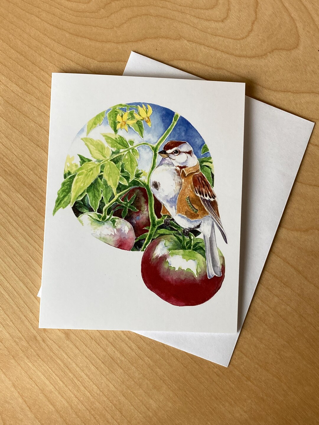 Notable Seeds Cherokee Purple Heirloom Tomato and Chipping Sparrow ...