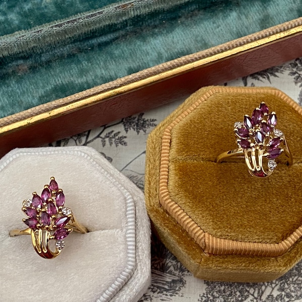 Vintage Ruby Ring - Etsy