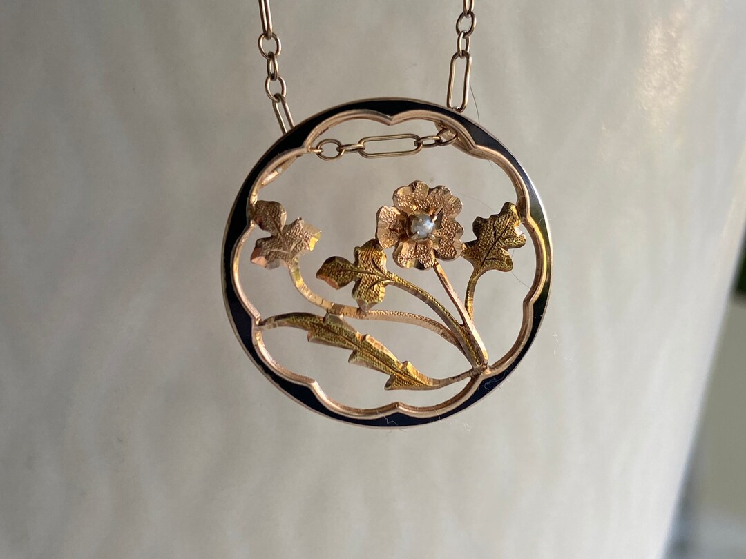 Antique Pendant Conversion in 10k Gold / Conversion Jewelry - Etsy