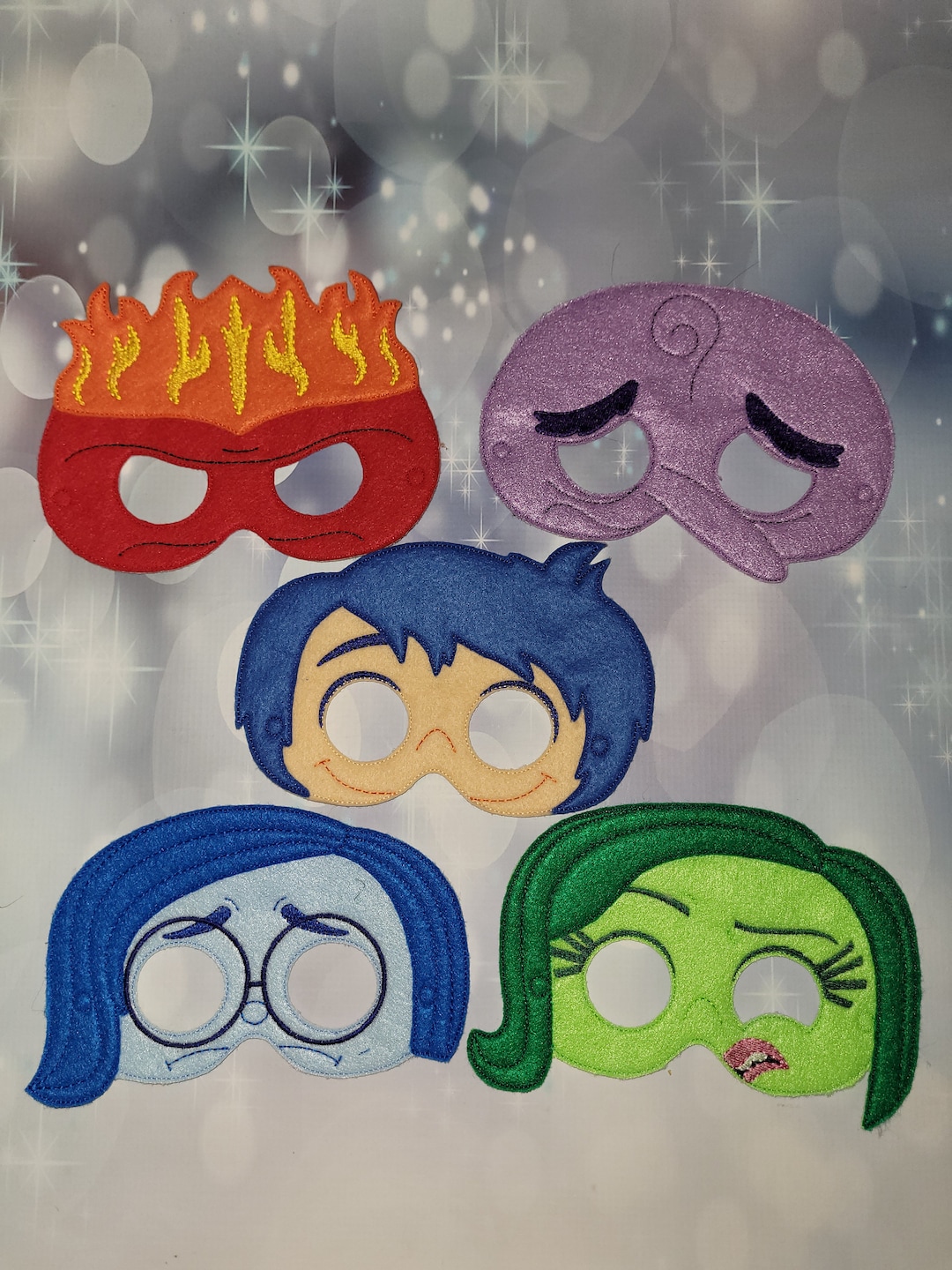 Emotions Pretend Play Felt Masks - Dress-up Masks - Creative Play ...