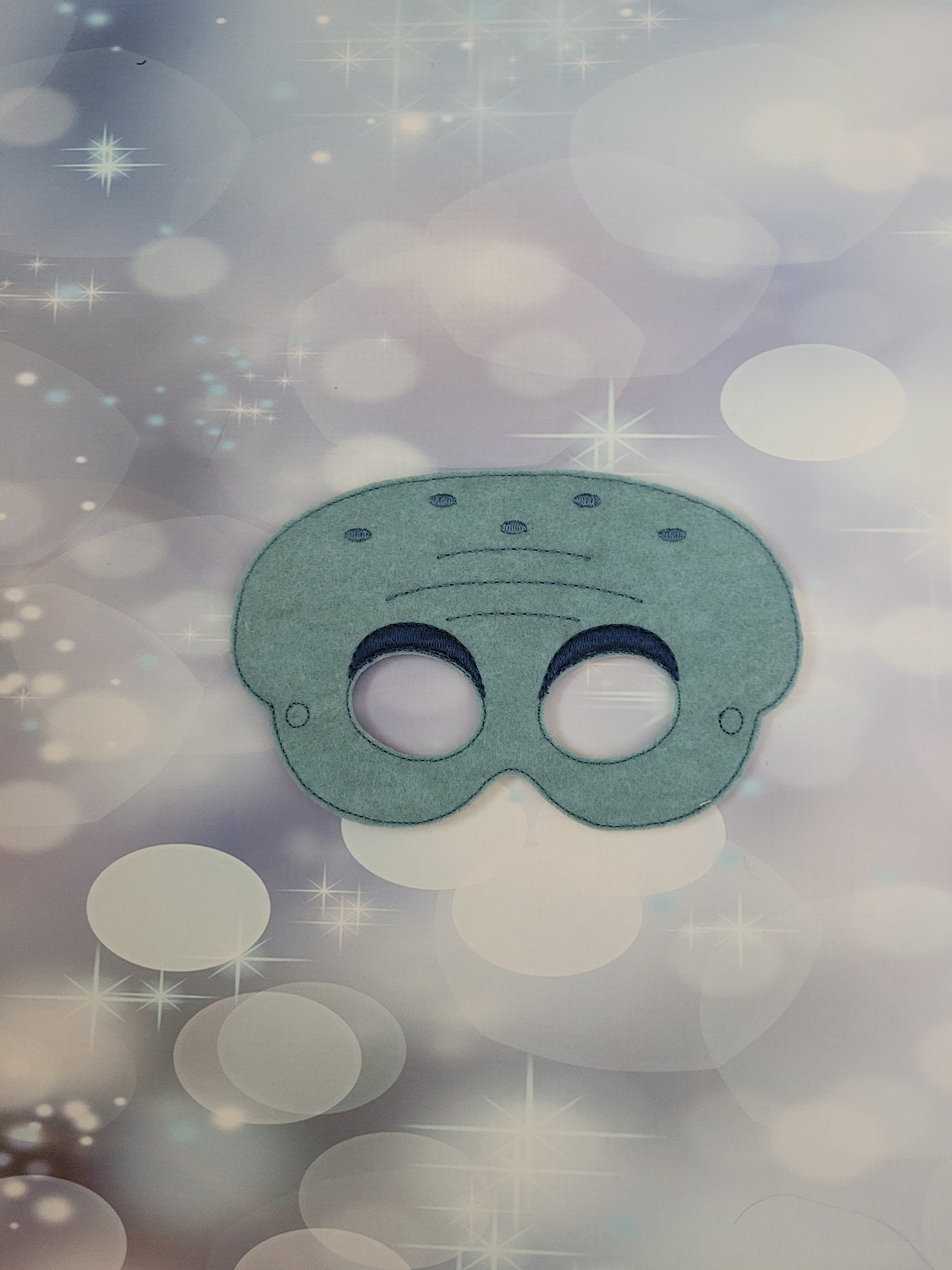 Undersea Friends Sponge Boy Felt Mask-starfish-squid-crab-snail ...