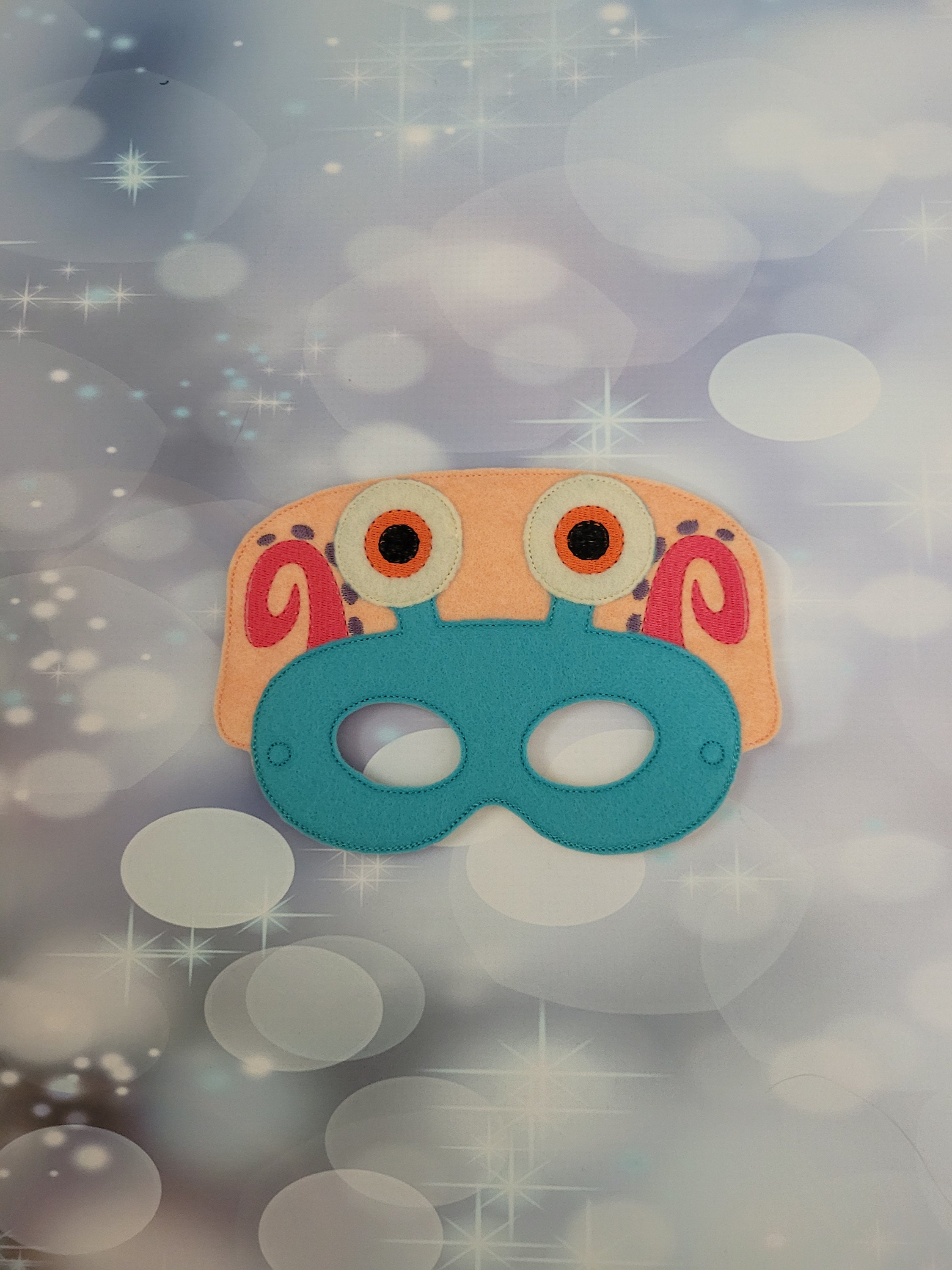 Undersea Friends - Sponge Boy Felt Mask-starfish-squid-crab-snail ...