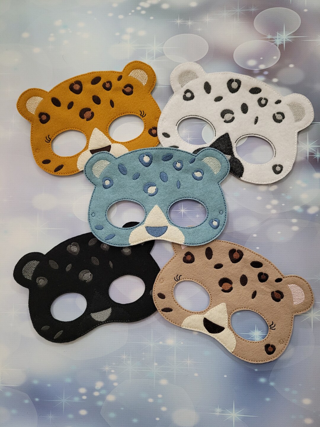 Leopard Mask - Snow Leopard - Black Leopard - Blue Leopard - African ...
