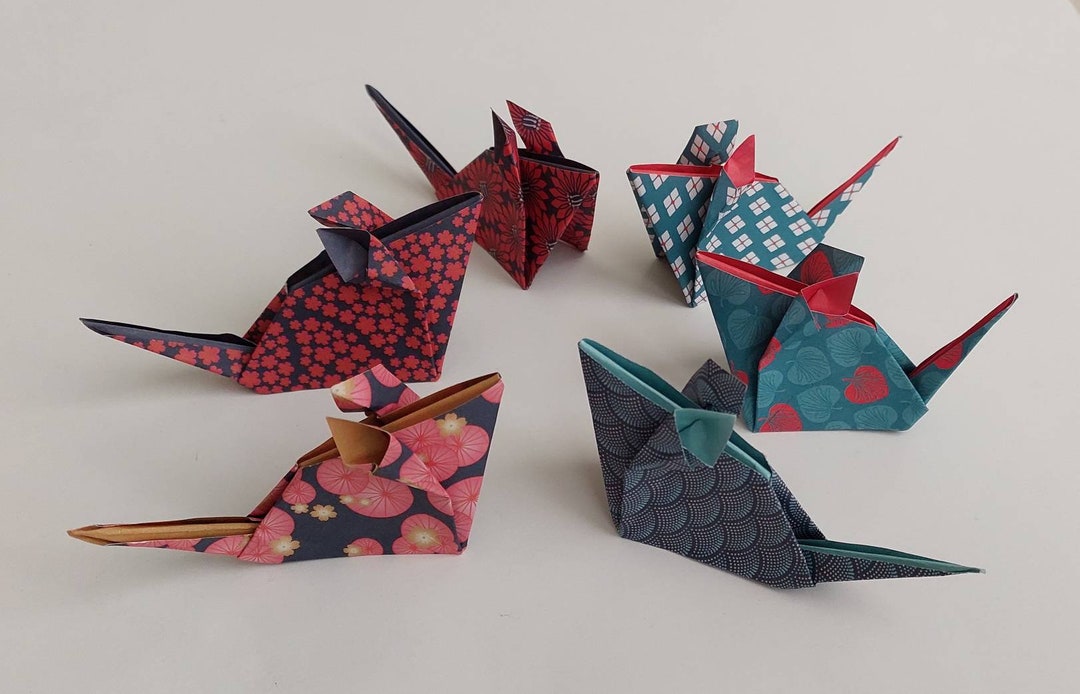6 Mice /origami/ Japanese Drawings/ Gift Idea/ Decoration ...