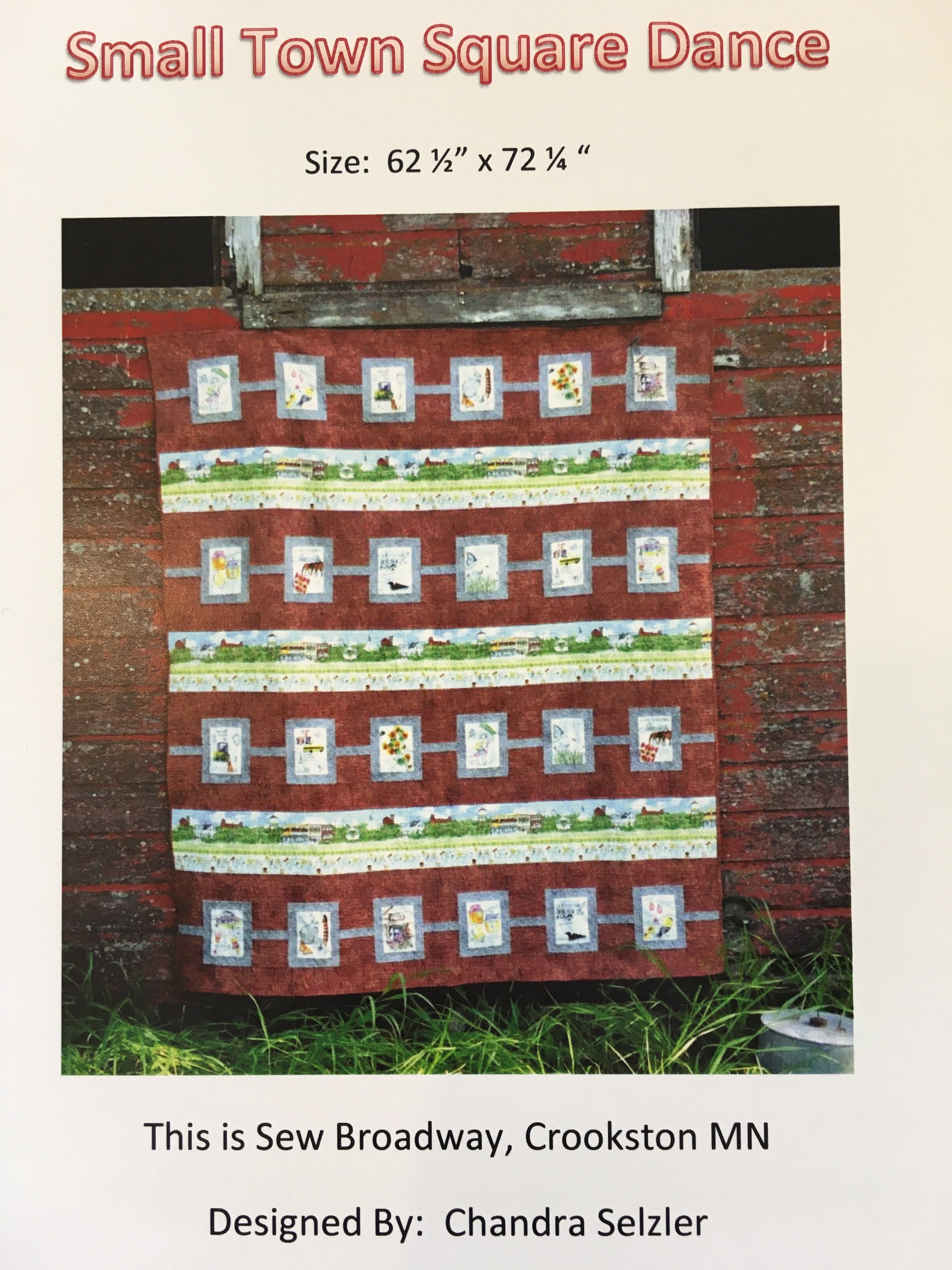 Small Town Square Dance Quilt Pattern - Etsy