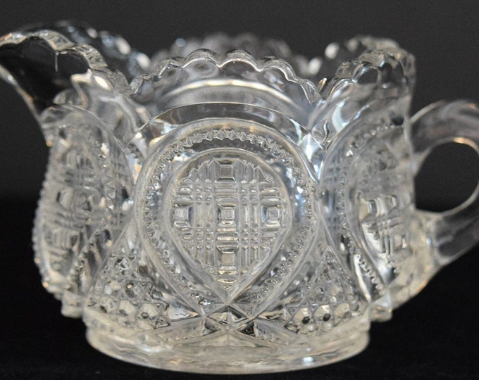 Mini Crystal Creamer/ 1/3 Cup Capacity/ Glass Creamer - Etsy