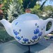 Stangl Chicory Teapot/ Blue Flower Pottery/ Kitchenware - Etsy