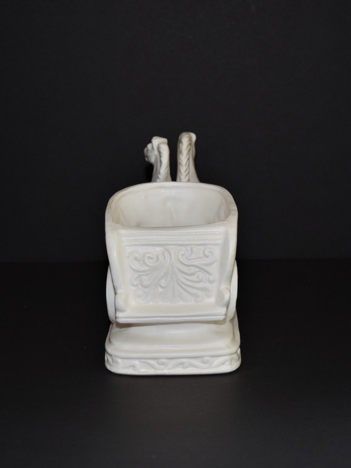 White INARCO Horse and Buggy Planter/ Made in Japan/ Ceramic - Etsy