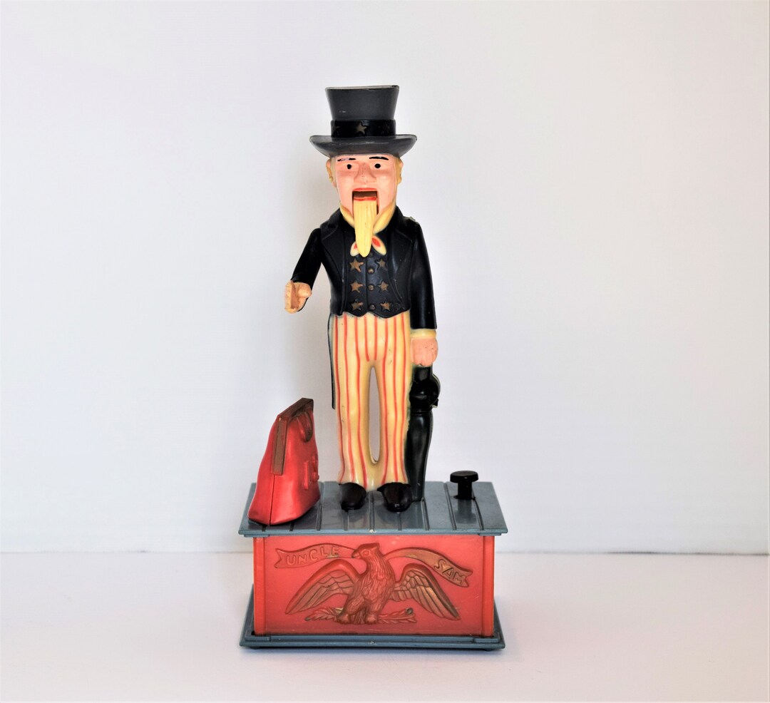 Emerson Uncle Sam Bank Mechanical Vintage 1975/ Eagle/ USA - Etsy