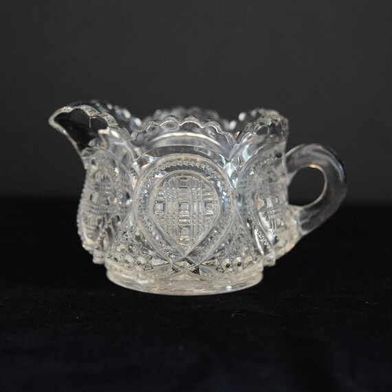 Mini Crystal Creamer/ 1/3 Cup Capacity/ Glass Creamer - Etsy