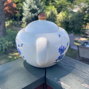 Stangl Chicory Teapot/ Blue Flower Pottery/ Kitchenware - Etsy