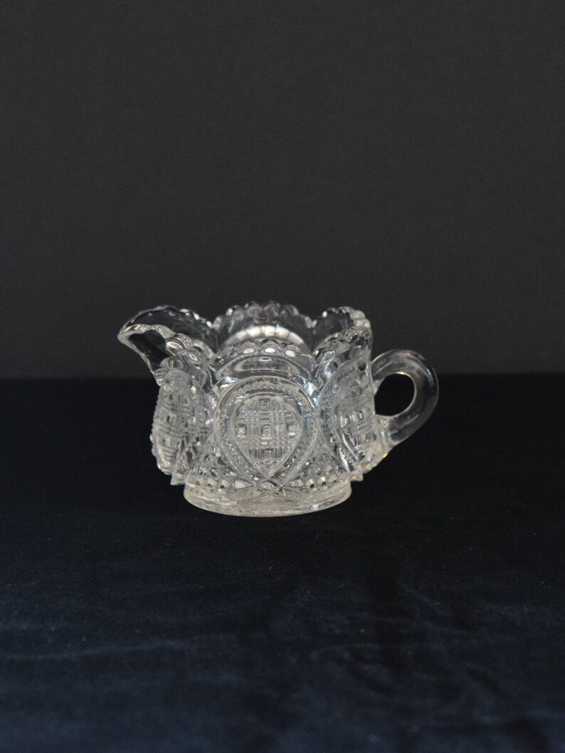 Mini Crystal Creamer/ 1/3 Cup Capacity/ Glass Creamer - Etsy