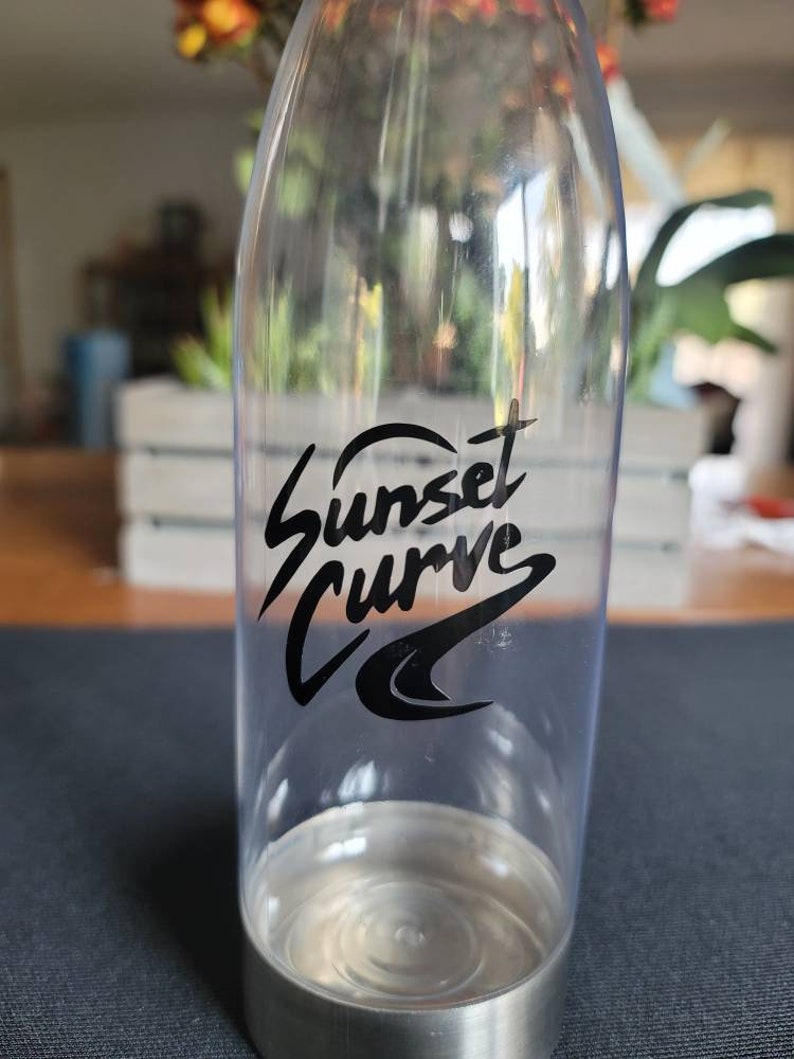 Sunset Curve Vinyl Decal | Etsy