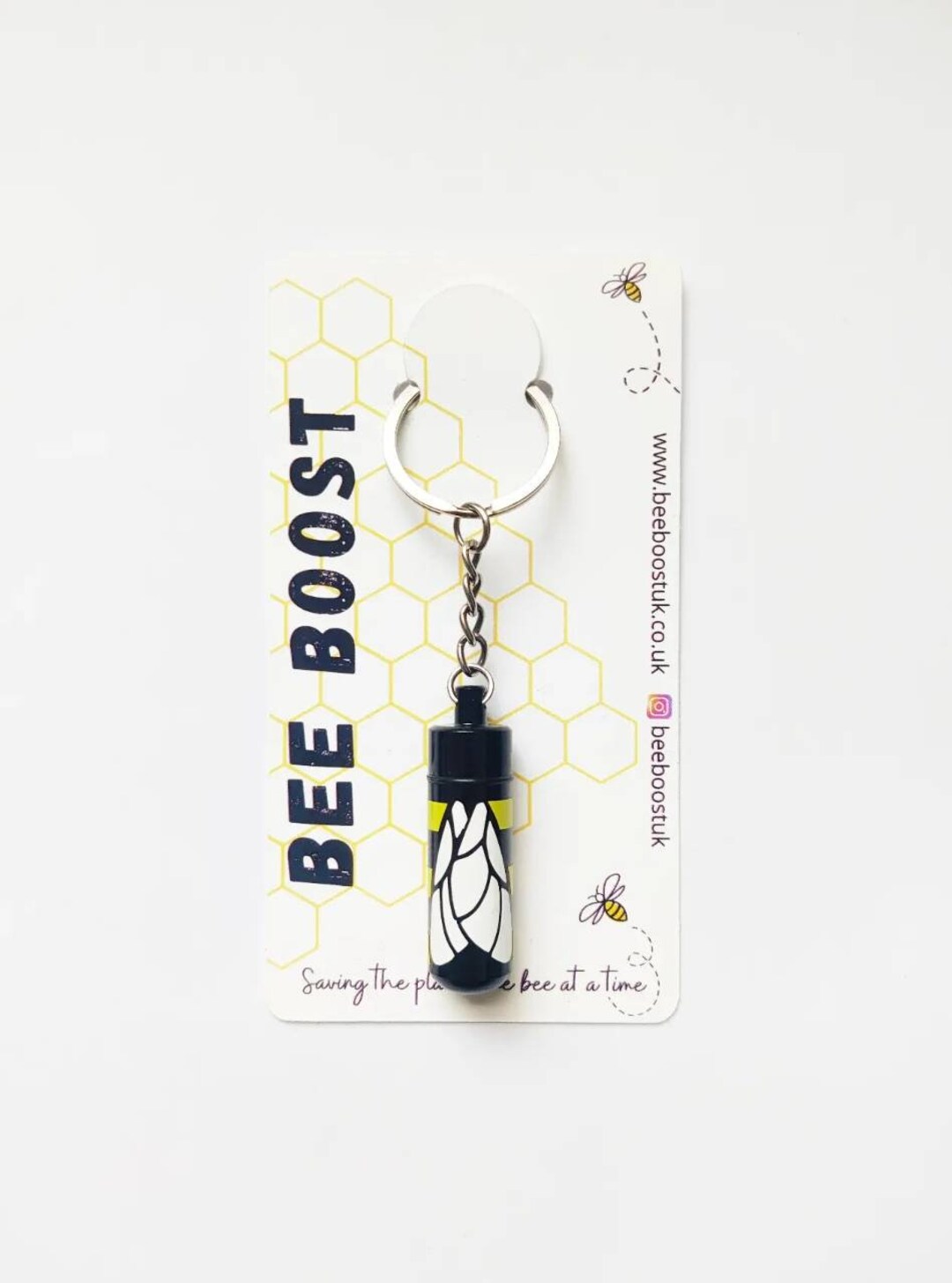 Bee Saving Keyring With Bee Boost Serum & ID Card - Etsy