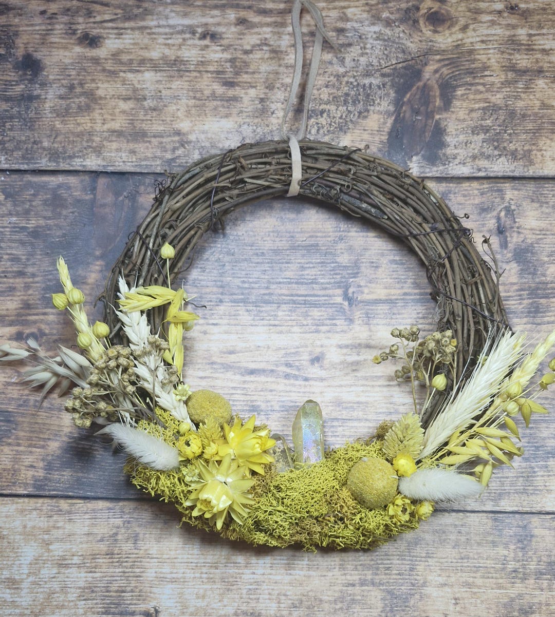 Uplifting Whimsical Crystal Indoor Wreath - Etsy