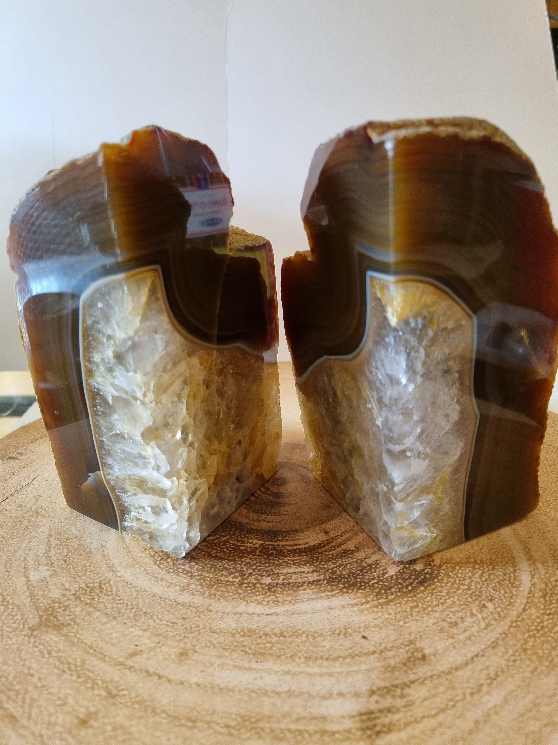 Agate Book Ends - Etsy