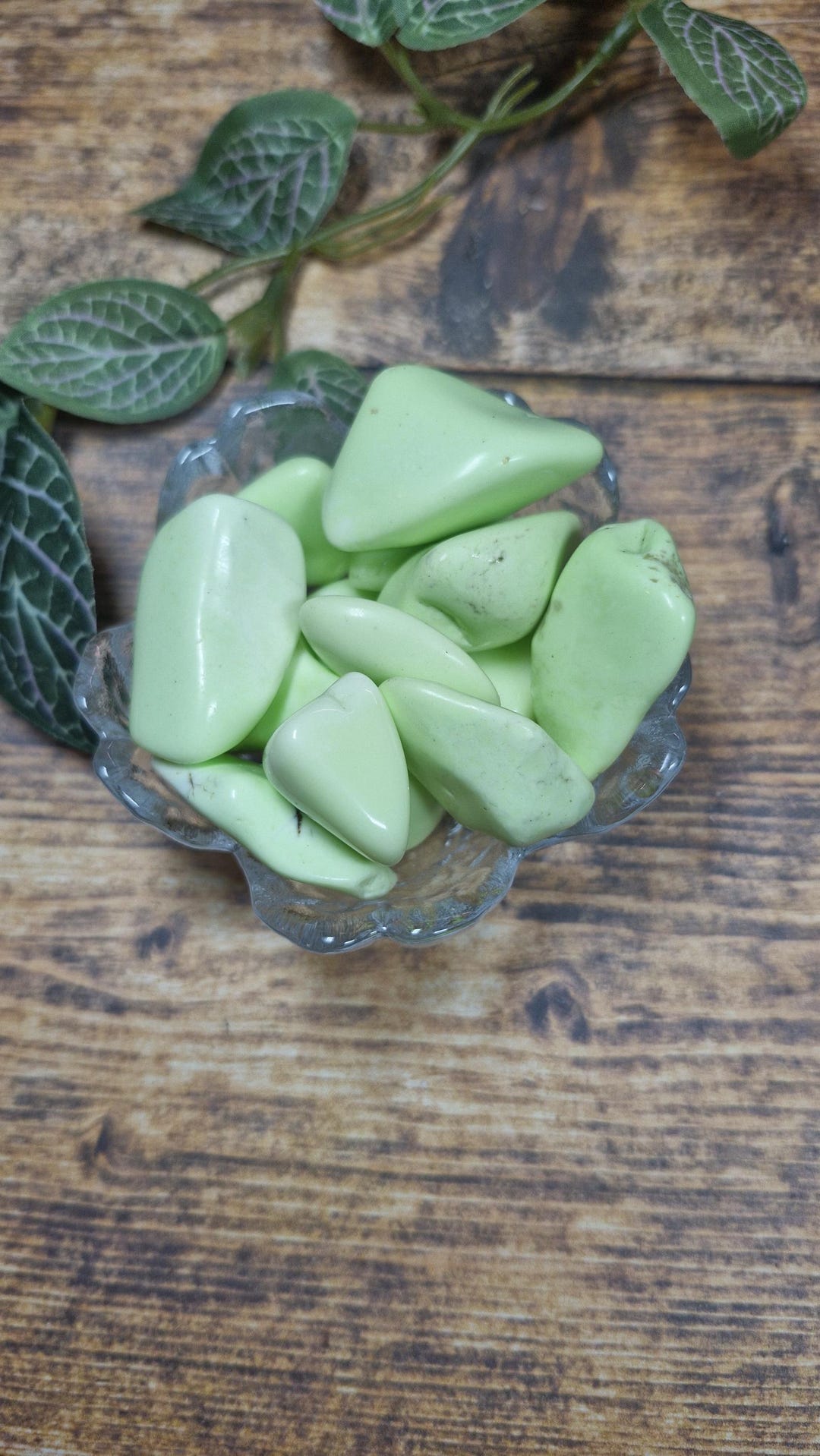 Rare Lime Green Chrysoprase Tumble Stones | Pocket Stones | Healing ...