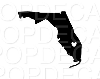 Florida State Decal - Etsy