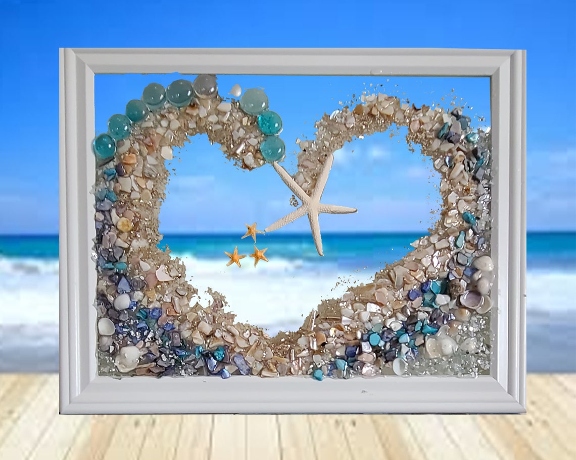 DIY Home Craft Kit Epoxy Resin Step by Step Video Seascape - Etsy