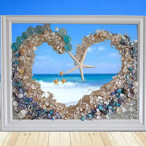 DIY Home Craft Kit Epoxy Resin Step by Step Video Seascape - Etsy