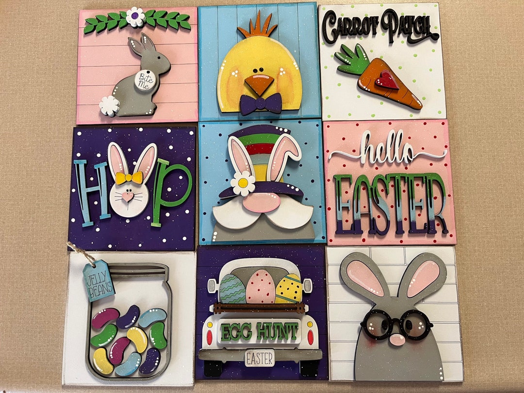 Interchangeable Tiles for Leaning Farmhouse Ladders Easter - Etsy