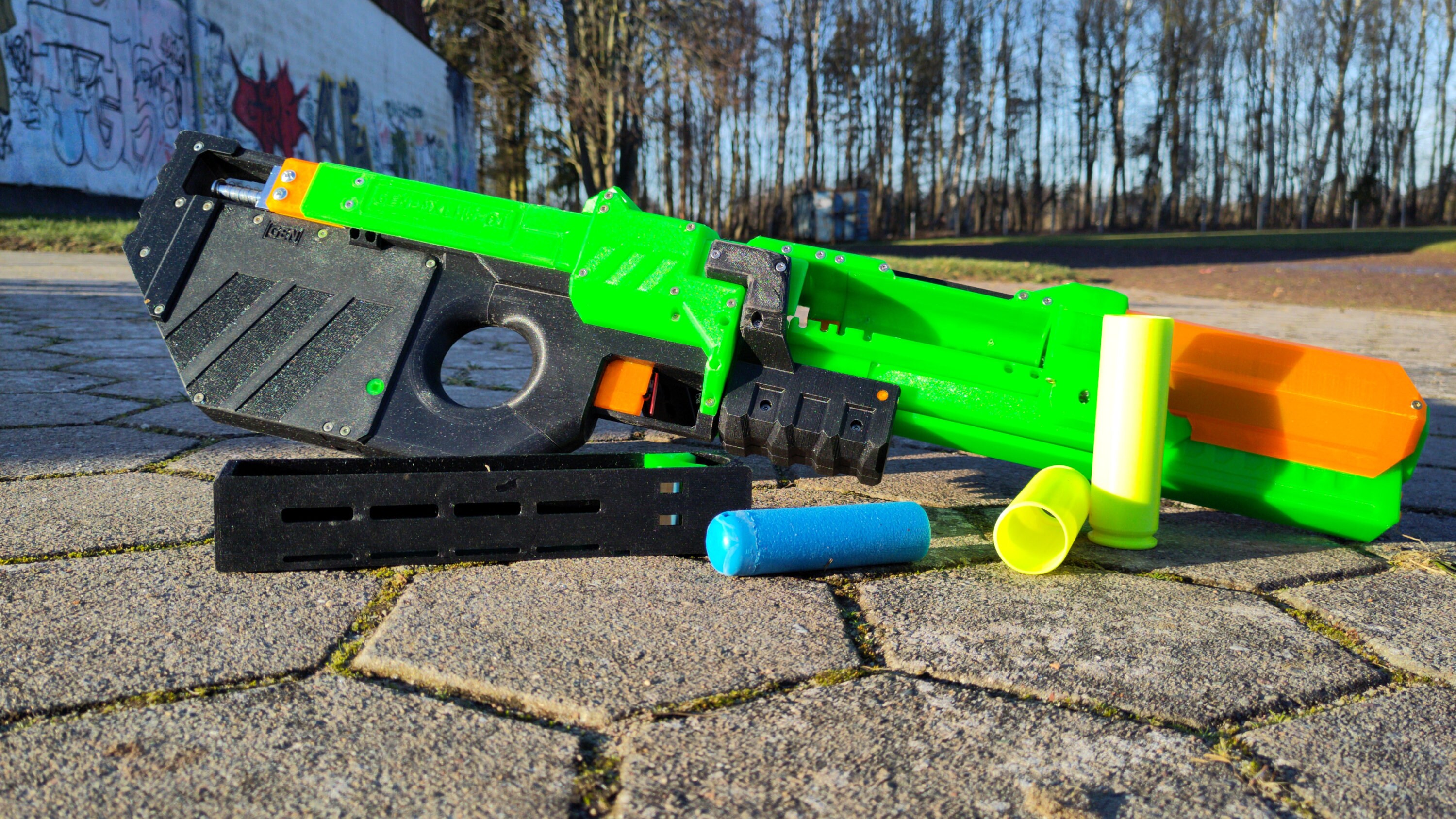 MXL Hammerwald A Shell-ejecting Mega XL Nerf-compatible - Etsy Australia